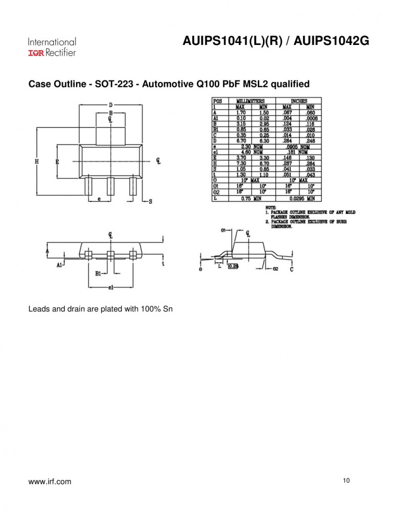 AUIPS1041LTR datasheet page 10