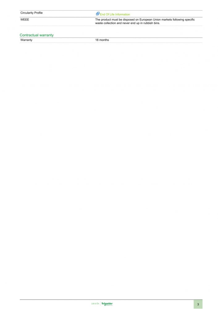 XB6DD235B product documentation page 3
