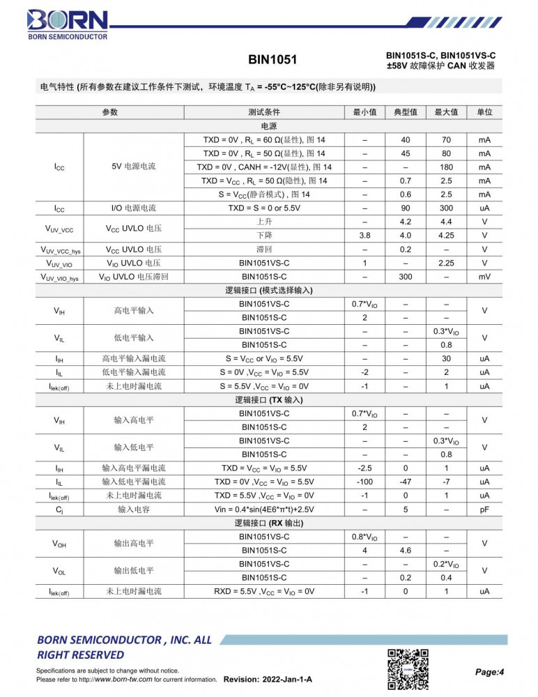 BIN1051S-C datasheet page 4