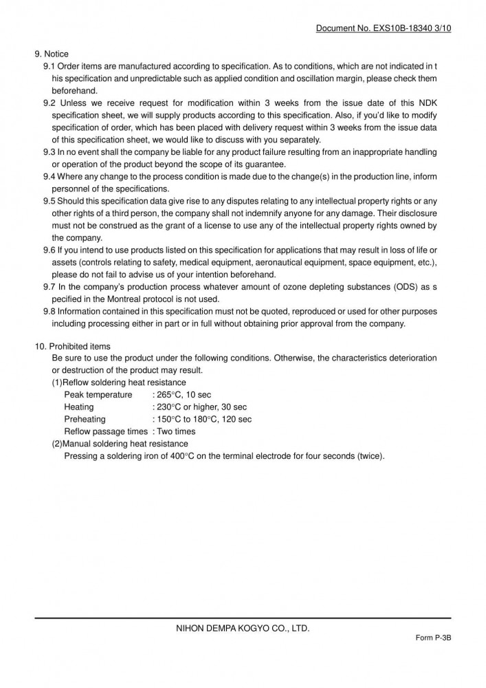 NX2012SA specification page 3