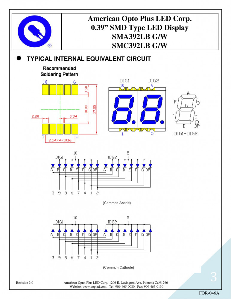 SMA392LB datasheet page 3