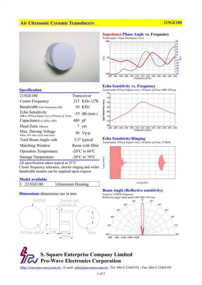 215GE180 datasheet page 1 preview