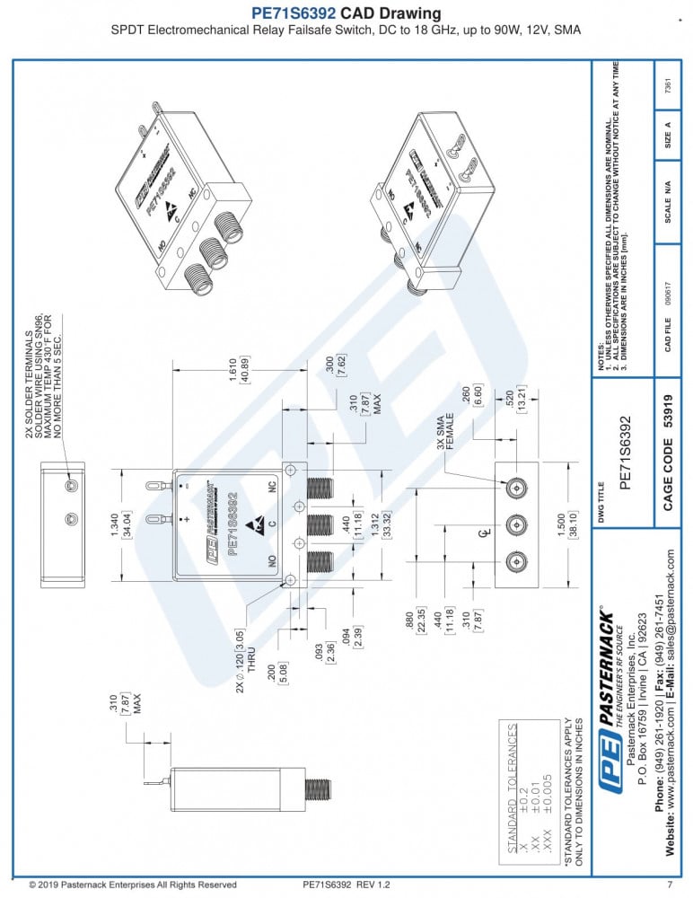 PE71S6392 datasheet page 7