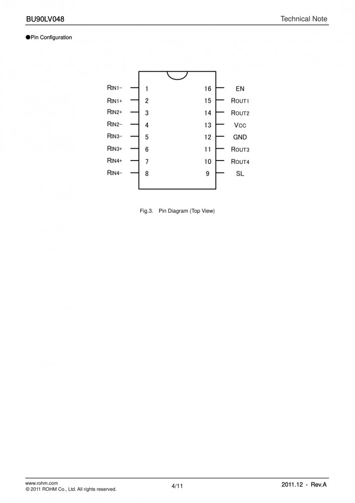 BU90LV048 datasheet page 4