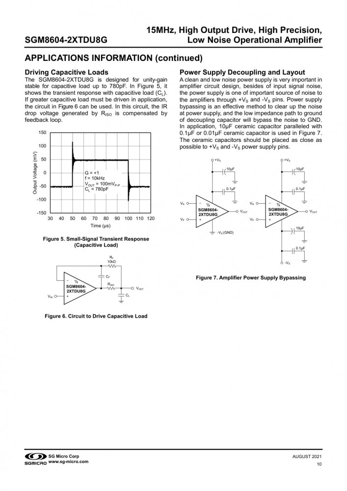 SGM8604-2XTDU8G datasheet page 10