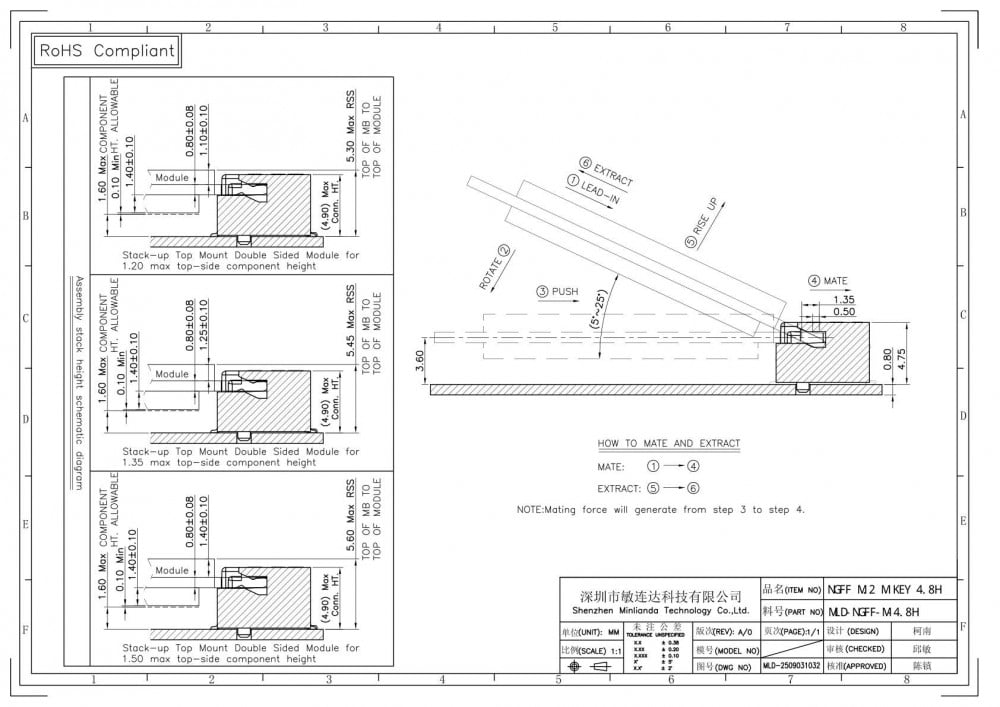 MLD-NGFF-M-4.8H technical drawing page 2