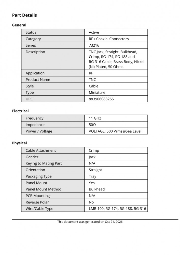 MOLEX 732161330 technical document image, page 2
