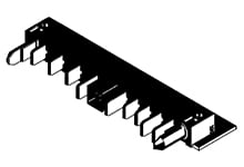 2.54mm, 7.50mm Pitch EXTreme Ten60Power Right-Angle Plug Assembly, 2 Power Circuits, 15 Signal Circuits, 2 Power Circuits, Halogen Free
