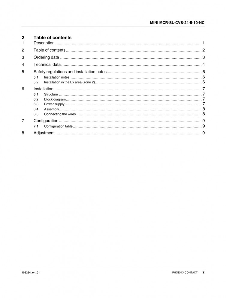 MINI MCR-SL-CVS-24-5-10-NC datasheet page 2