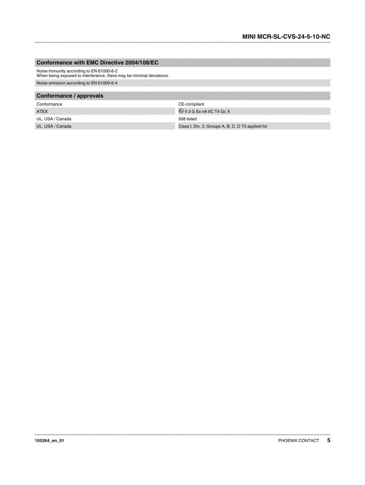 MINI MCR-SL-CVS-24-5-10-NC datasheet page 5