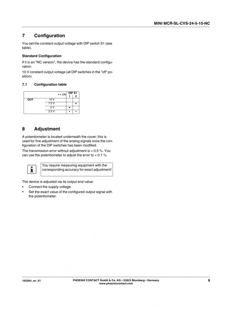 MINI MCR-SL-CVS-24-5-10-NC datasheet page 9