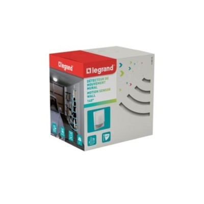 140° motion sensor - IP41 - 8 m - surface-mounting - PIR technology - blister for sale