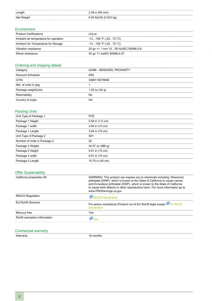 XS912R4PAM12 technical document page 2