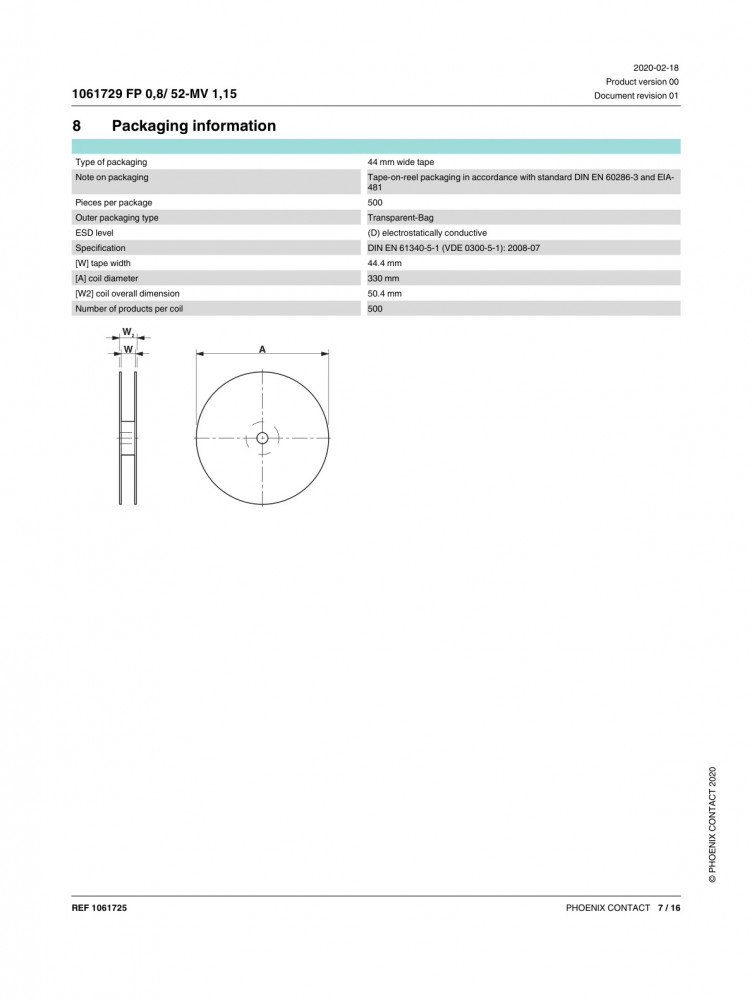 Phoenix Contact 1061729 technical document page 7