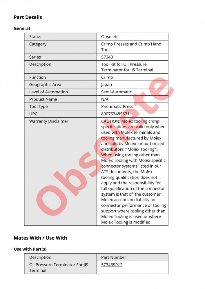 Tooling document preview, page 2