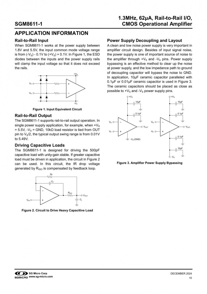 SGM8611-1 datasheet page 10
