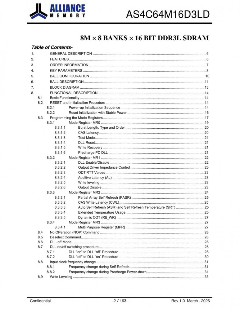 Datasheet page 2