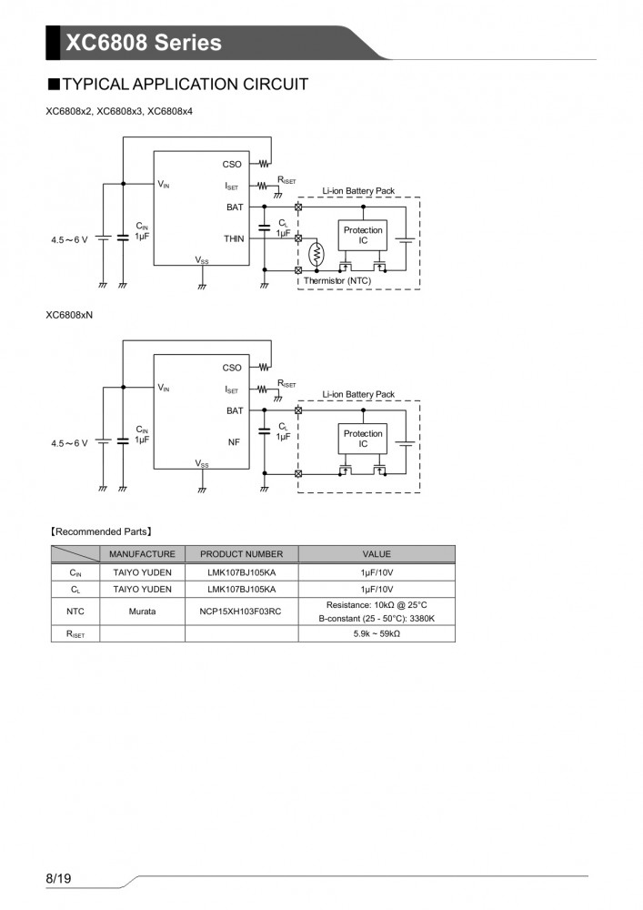 XC6808 datasheet page 8