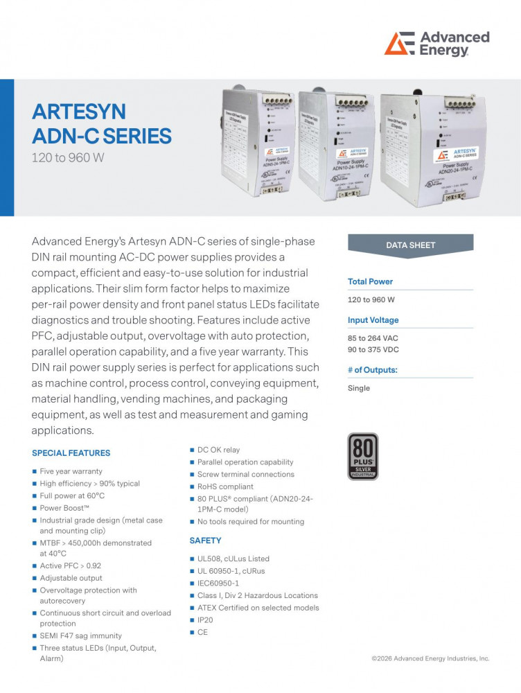 ADN-C series technical document, page 1