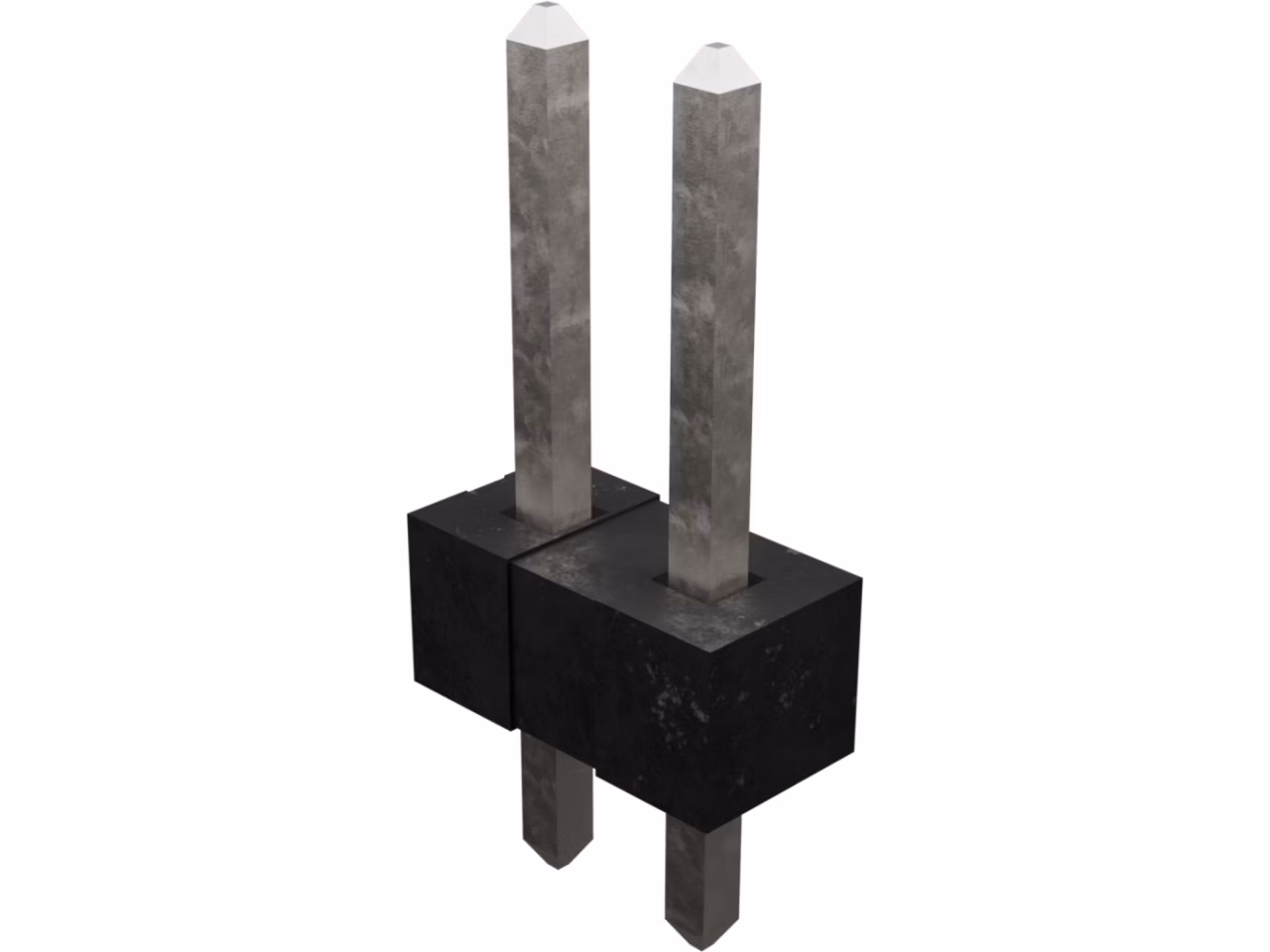 C-Grid Header, 2.54mm Pitch, Through Hole, Dual Row, Vertical, 2 Circuits, 2.54µm Tin (Sn) Plating, Tray Packaging, Lead-Free for sale