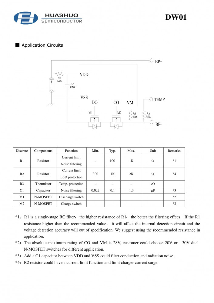DW01 datasheet page 5
