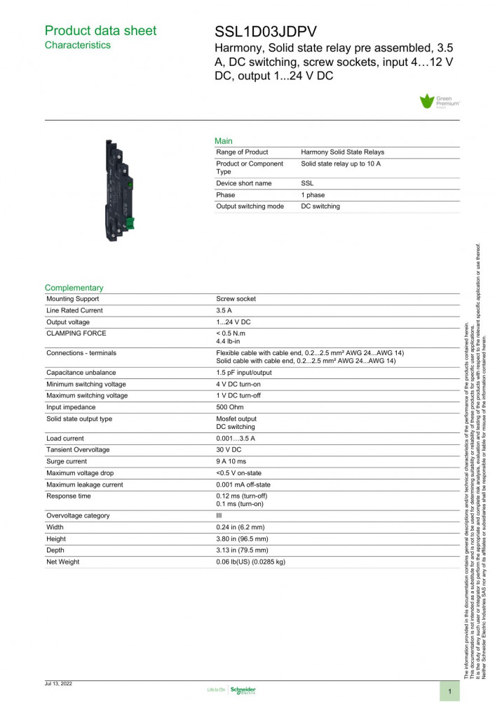 SSL1D03JDPV document page 1