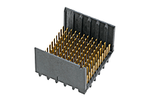 GbX I-Trac Vertical Header Module, 1.85mm by 3.70mm Pitch, Unguided, Open Ends, 7 Rows, 4 Columns, 56 Circuits, Mating Pin Length 5.70mm for sale