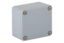 STD - Standard Enclosure , Die-cast Aluminum, S-8100 Series, without External Mounting Flanges, 140 x 140 x 91mm Outside Dimensions, Light Grey RAL 7035