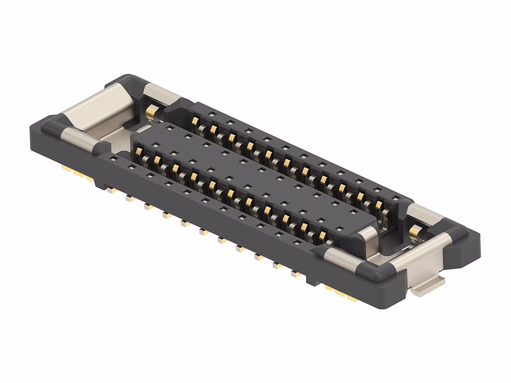 Quad-Row Board-to-Board Plug, 0.175mm Pitch, 0.60mm Mated Height, 2.00mm Mated Width, 20 Circuits, 2 Reels/Carton