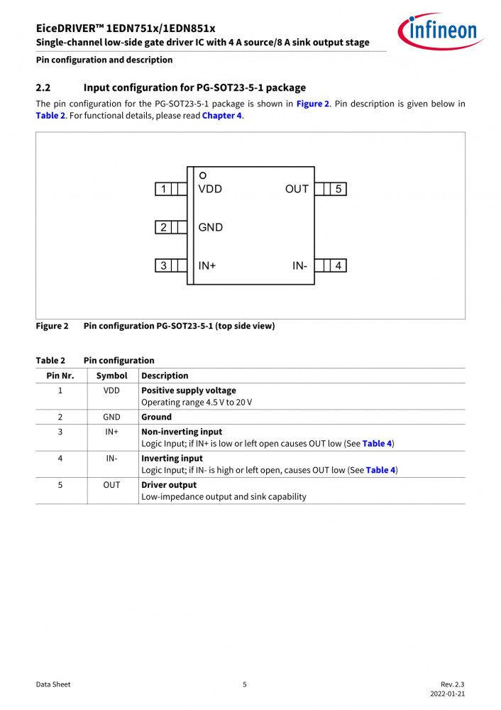 1EDN8511B technical document page 5
