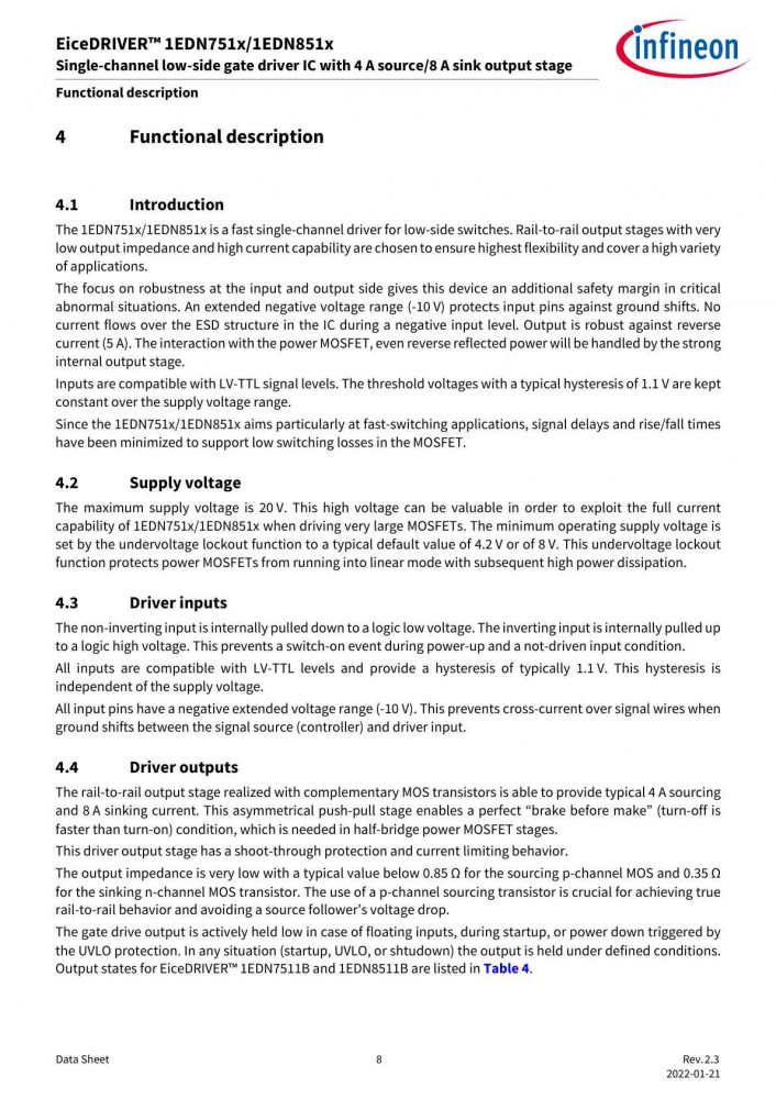 1EDN8511B technical document page 8