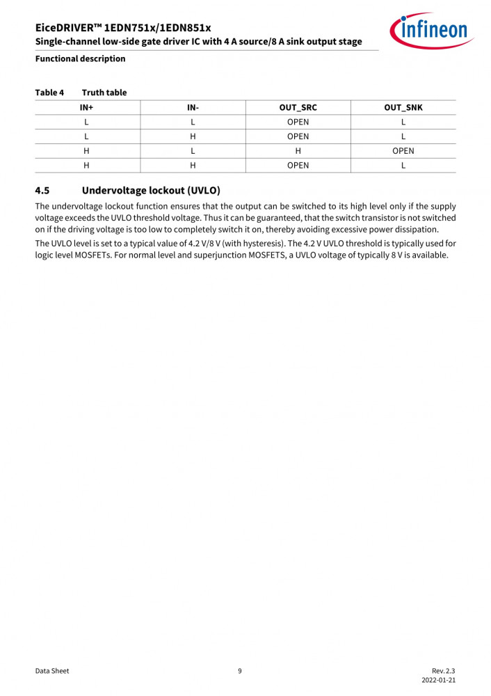 1EDN8511B technical document page 9