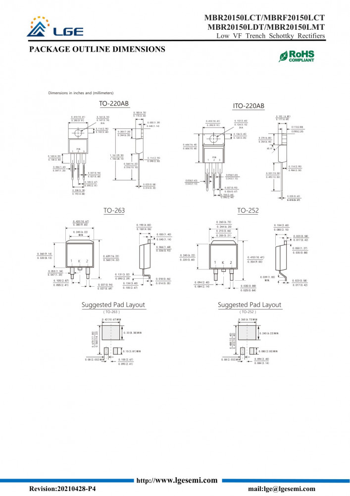 MBR20150LCT datasheet page 4