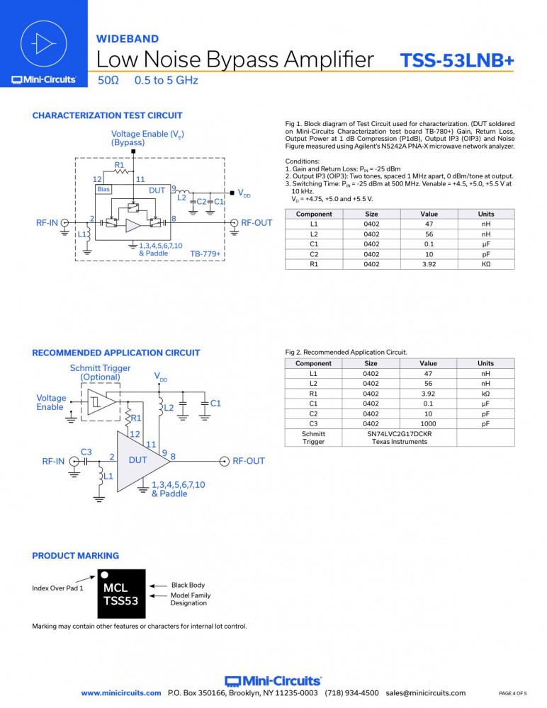 TSS-53LNB+ datasheet page 4
