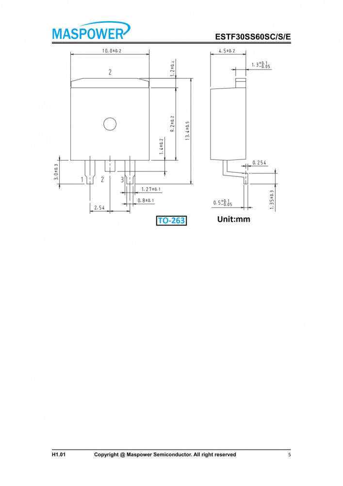 ESTF30SS60SC datasheet page 5