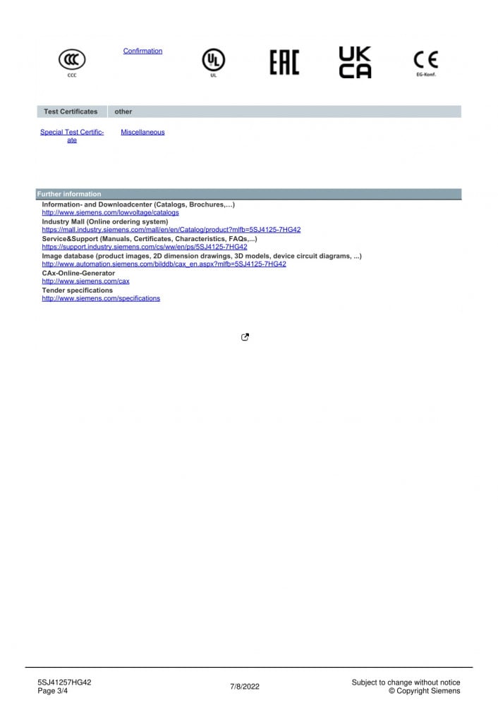 5SJ4125-7HG42 technical document page 3