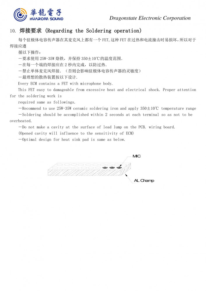 Dragonstate soldering requirements page