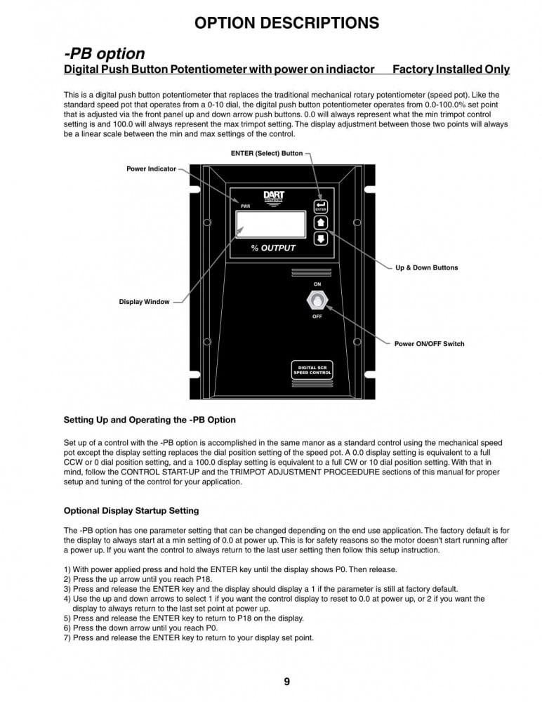 DART 153D-200E-PB-29 manual page 10