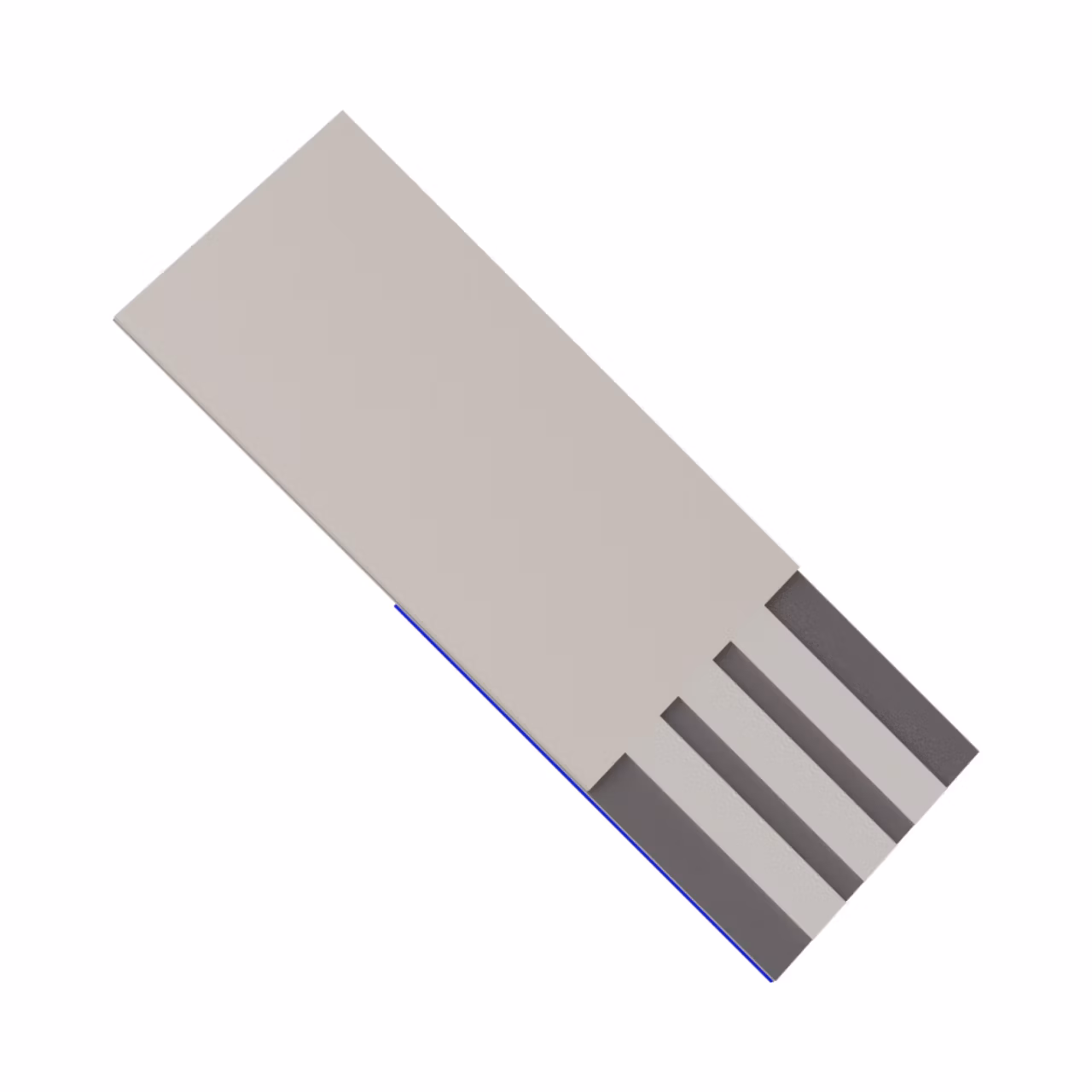1.25mm Pitch Premo-Flex FFC Jumper, Opposite Side Contacts (Type D), 203.00mm Cable Length, Tin (Sn) Plating, 3 Circuits for sale