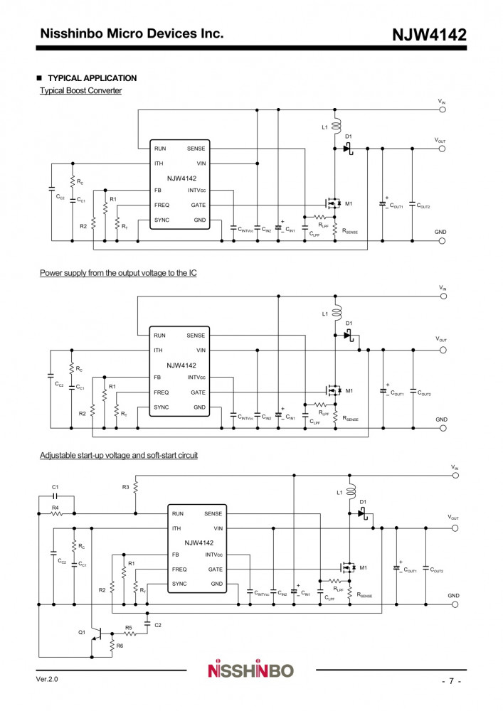 NJW4142 datasheet page 7