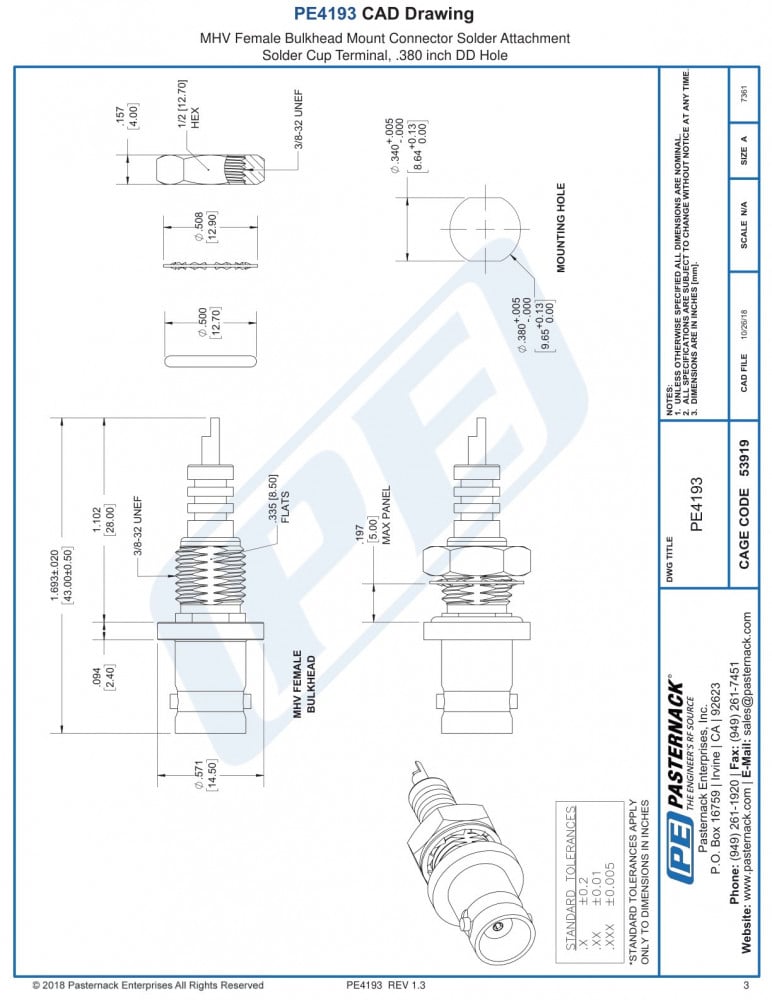 PE4193 technical document page 3