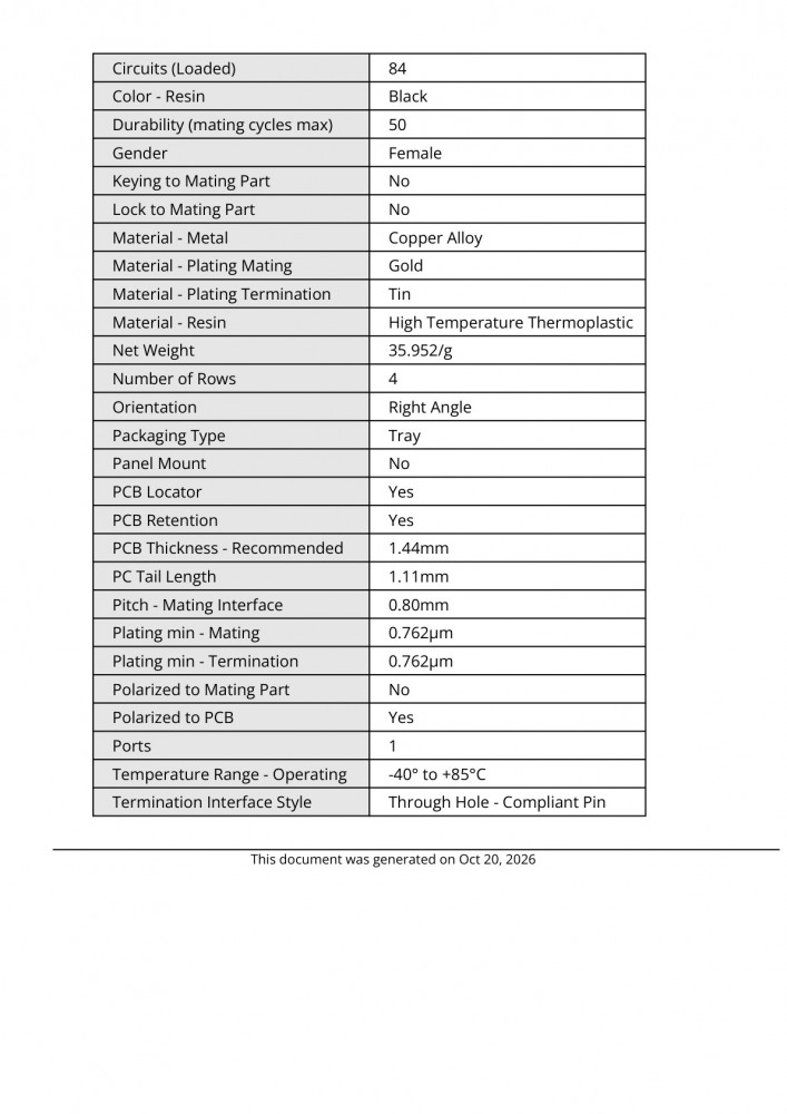 MOLEX 1731590005 technical document preview, page 3