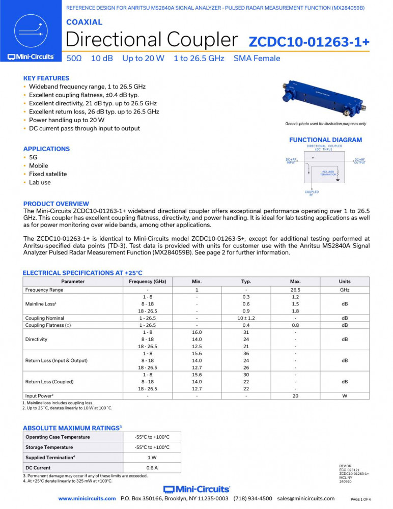 ZCDC10-01263-1+ product document page 1