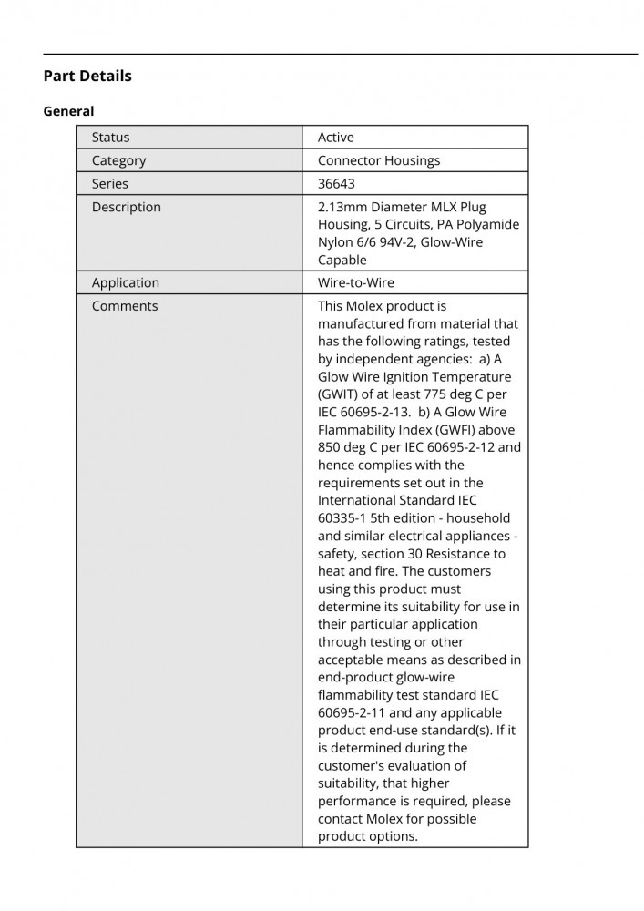 MOLEX 366430010 product document page 2
