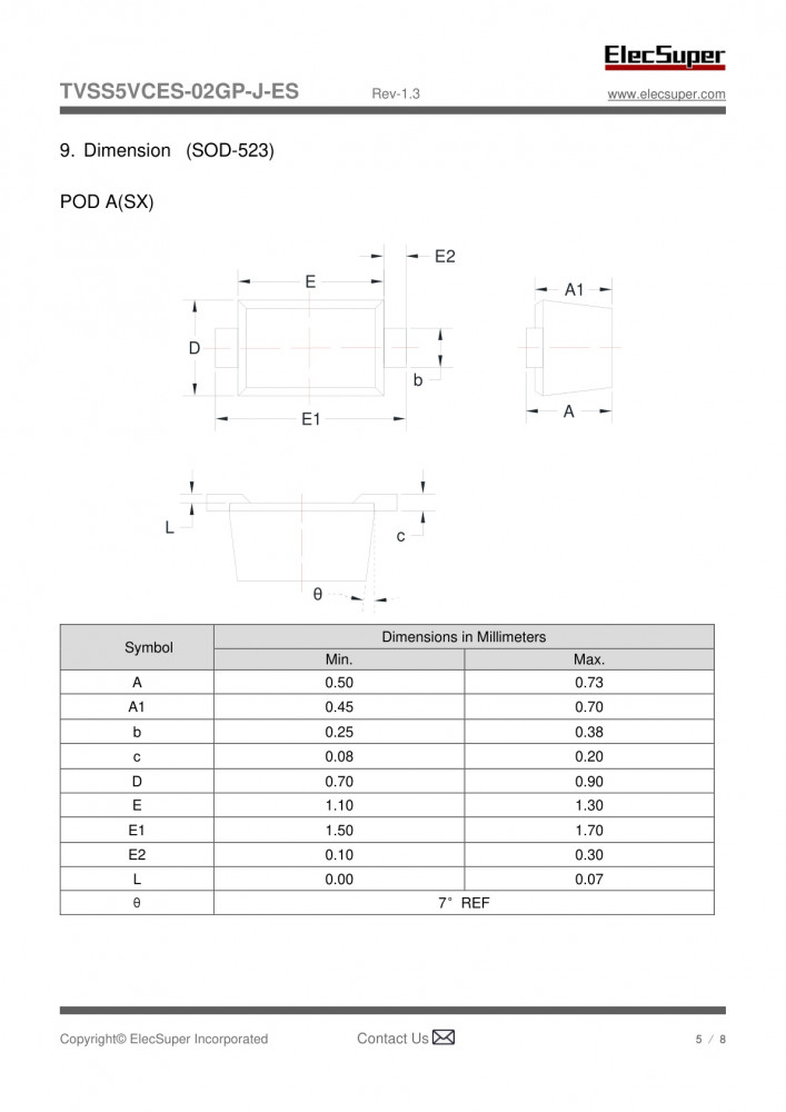 TVSS5VCES-02GP-J-ES datasheet page 5