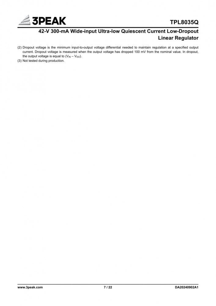 TPL8035Q datasheet page 7