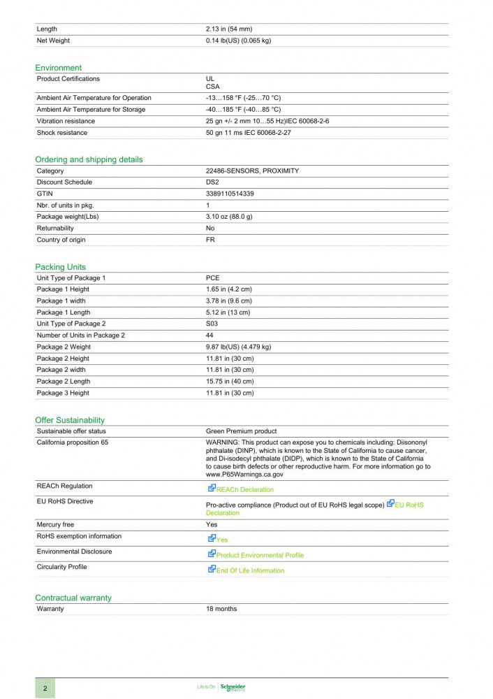 XS4P12KP340 technical document page 2