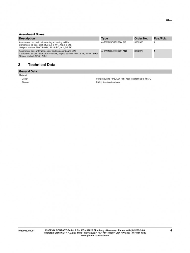 Phoenix Contact ferrule datasheet page 4