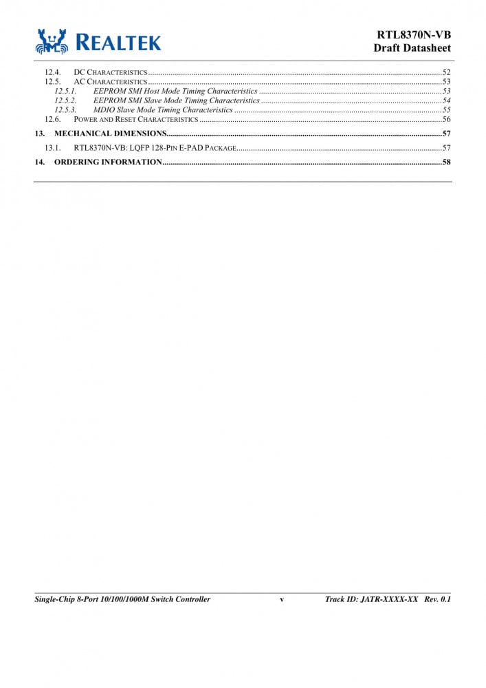 RTL8370N-VB-CG datasheet page 5