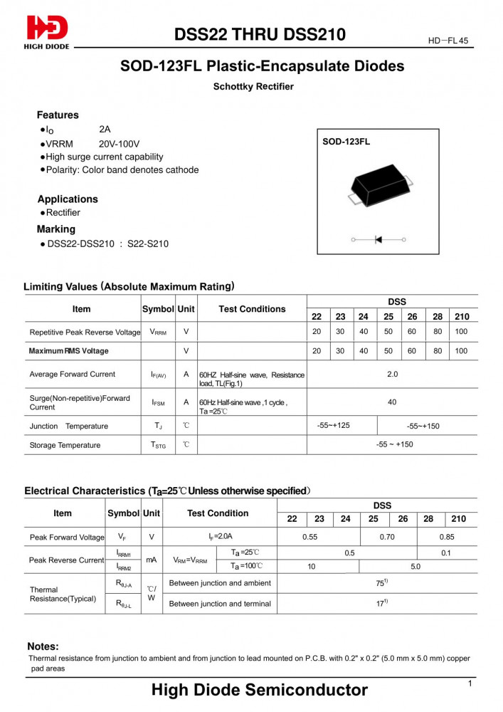 DSS24 datasheet page 1